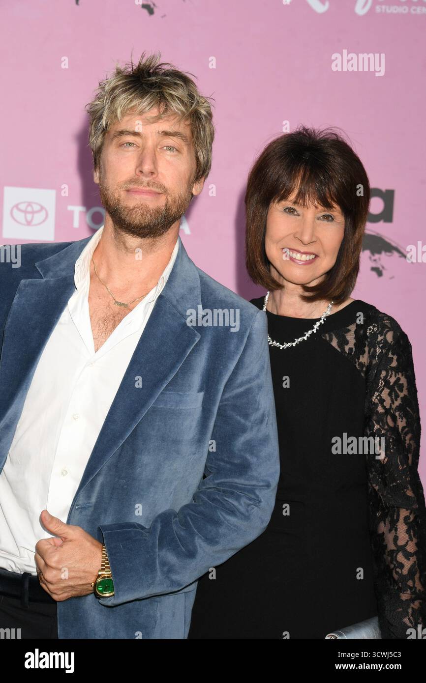 STUDIO CITY, CA - OCTOBER 11: Lance Bass and Diane Bass at the 2025 ...