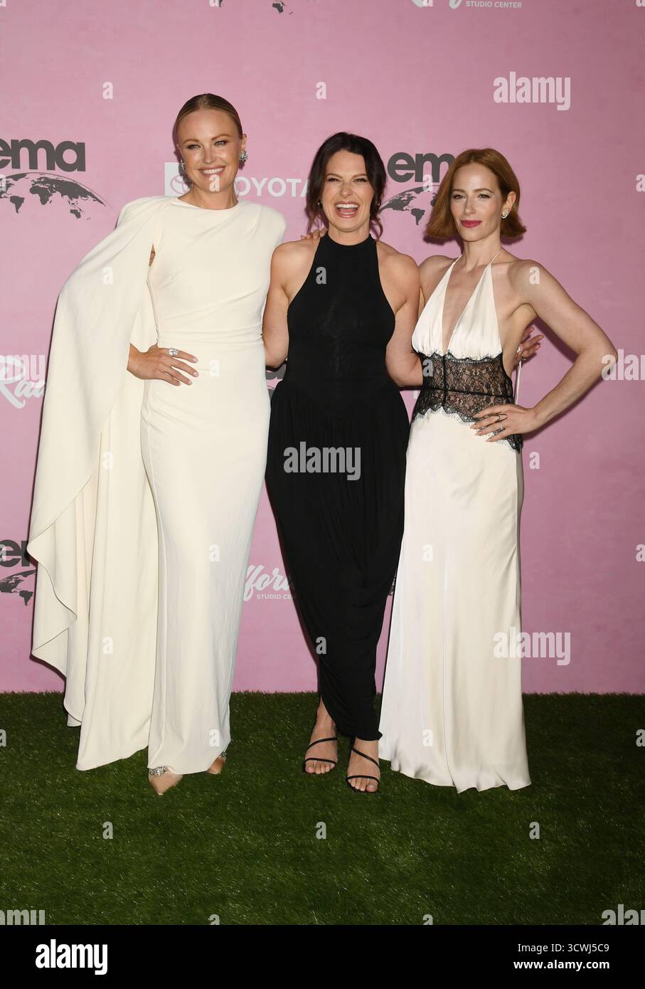 STUDIO CITY, CA - OCTOBER 11: Malin Akerman, Katie Lowes and Jaime Ray ...