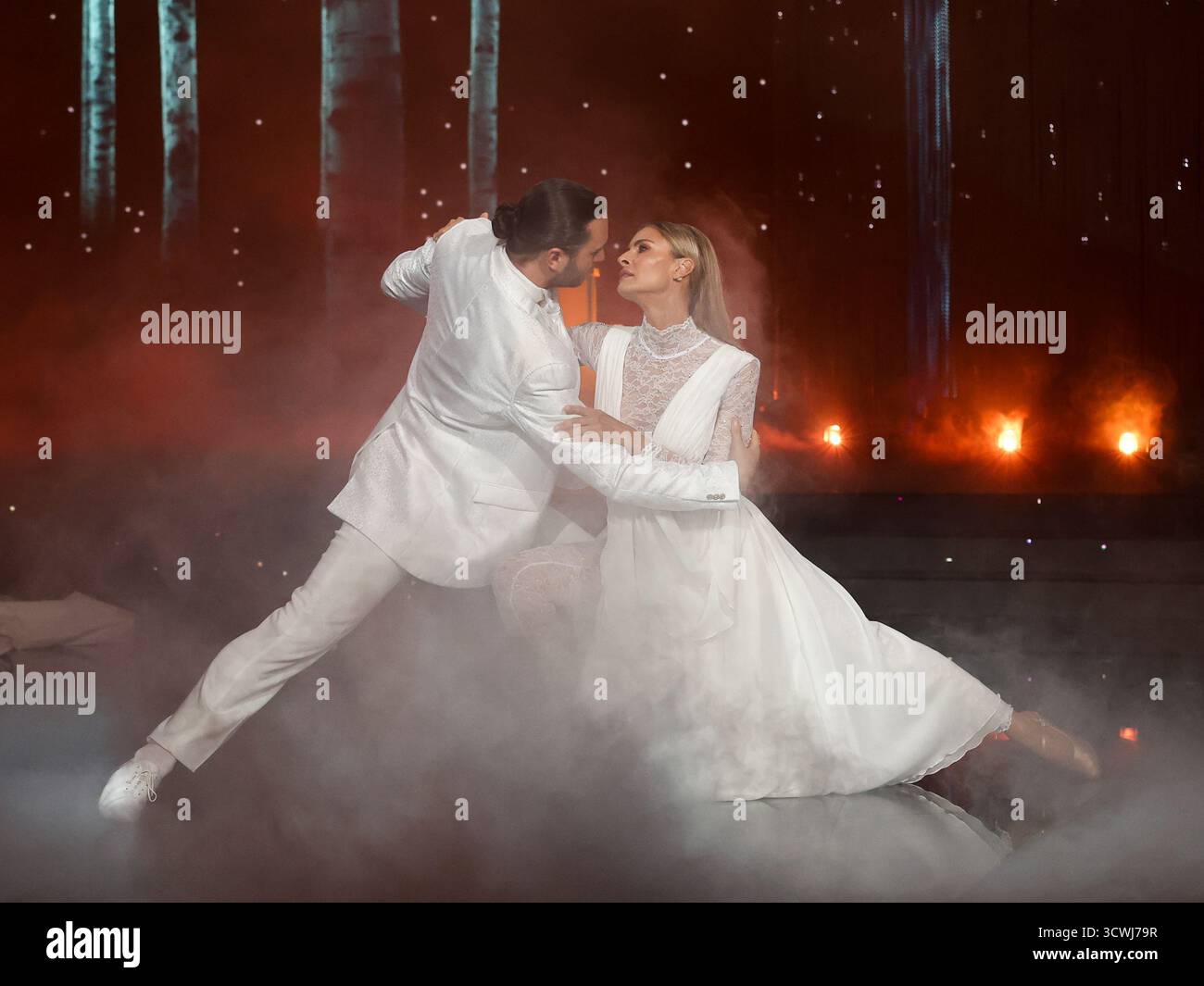 Rome, Rai Auditorium at the Foro Italico, TV show "Dancing with the Stars." Pictured: Martina ...