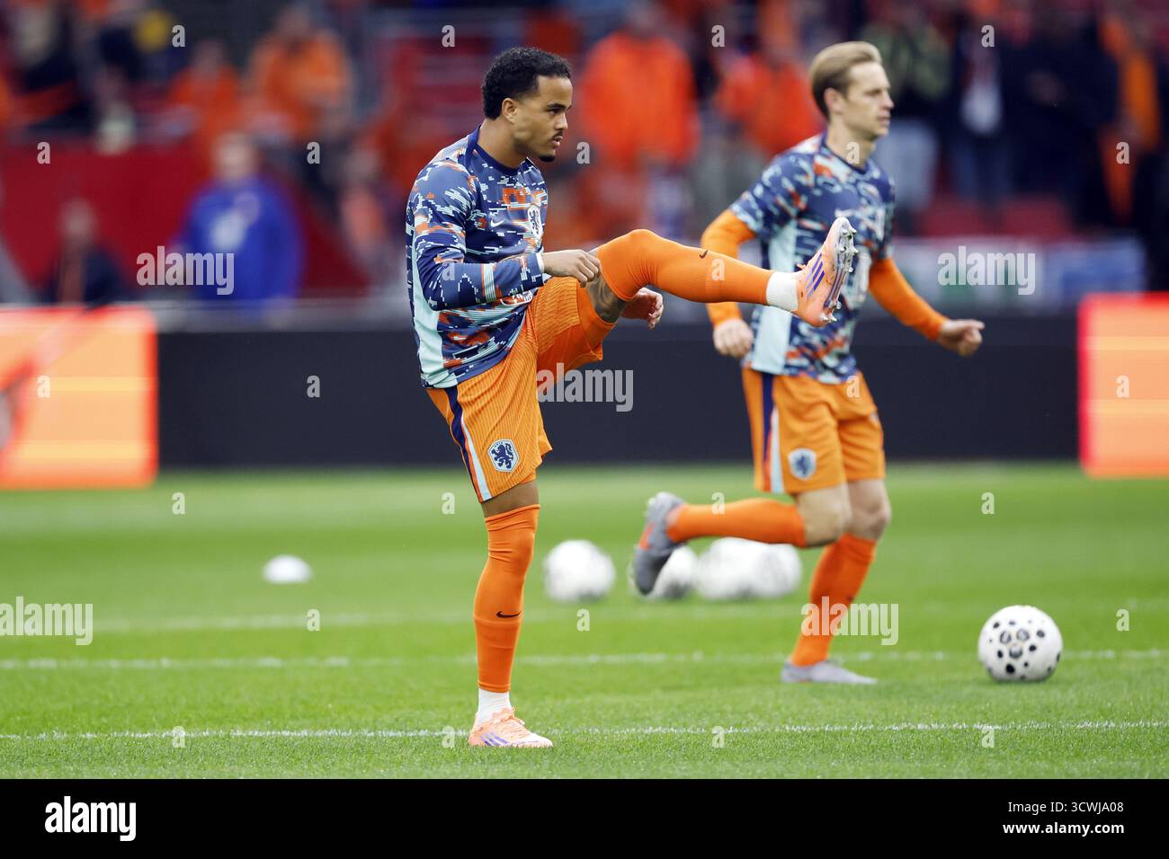 AMSTERDAM - Justin Kluivert of the Netherlands at the Johan Cruijff ...