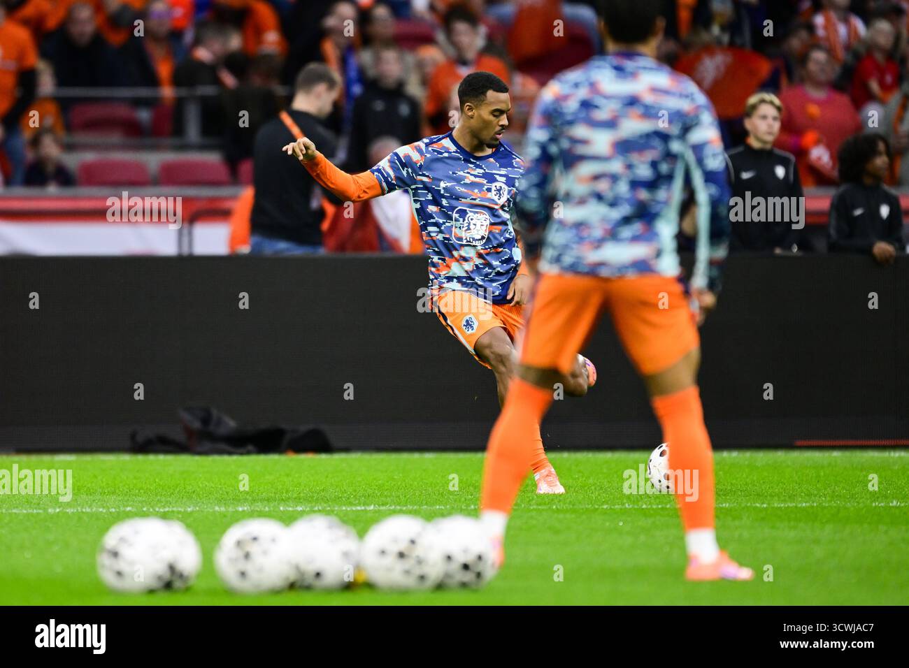 AMSTERDAM - Ryan Gravenberch of the Netherlands at the Johan Cruijff ...