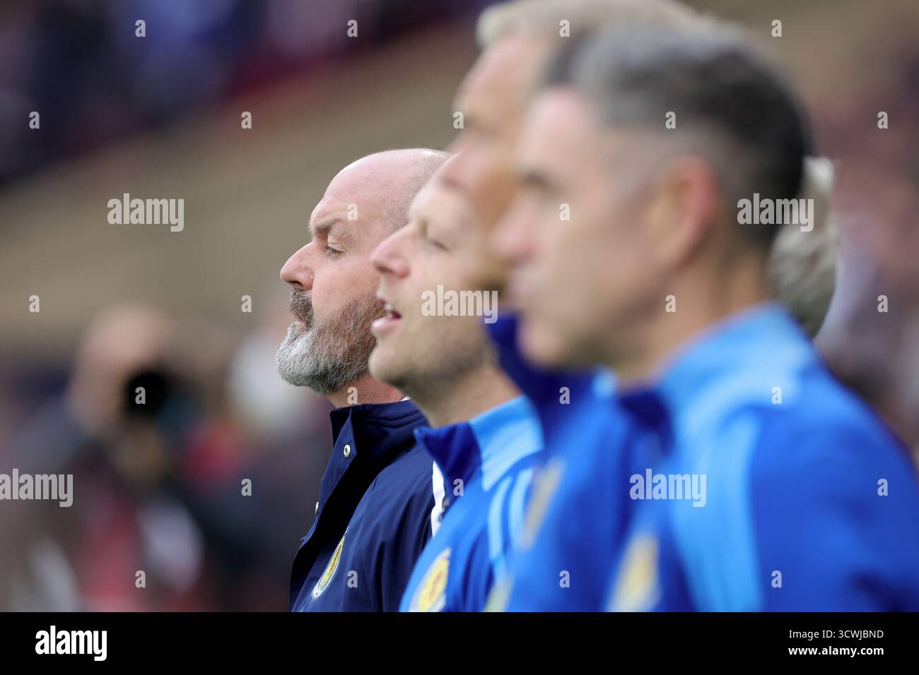 Scotland manager Steve Clarke during the FIFA World Cup European ...