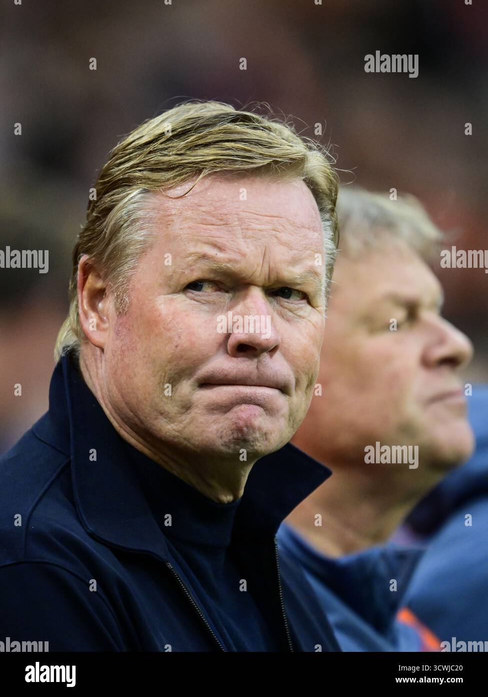AMSTERDAM - Dutch coach Ronald Koeman at the Johan Cruijff Arena during ...