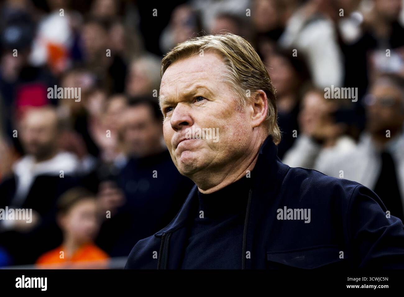 AMSTERDAM - Dutch coach Ronald Koeman at the Johan Cruijff ArenA during ...