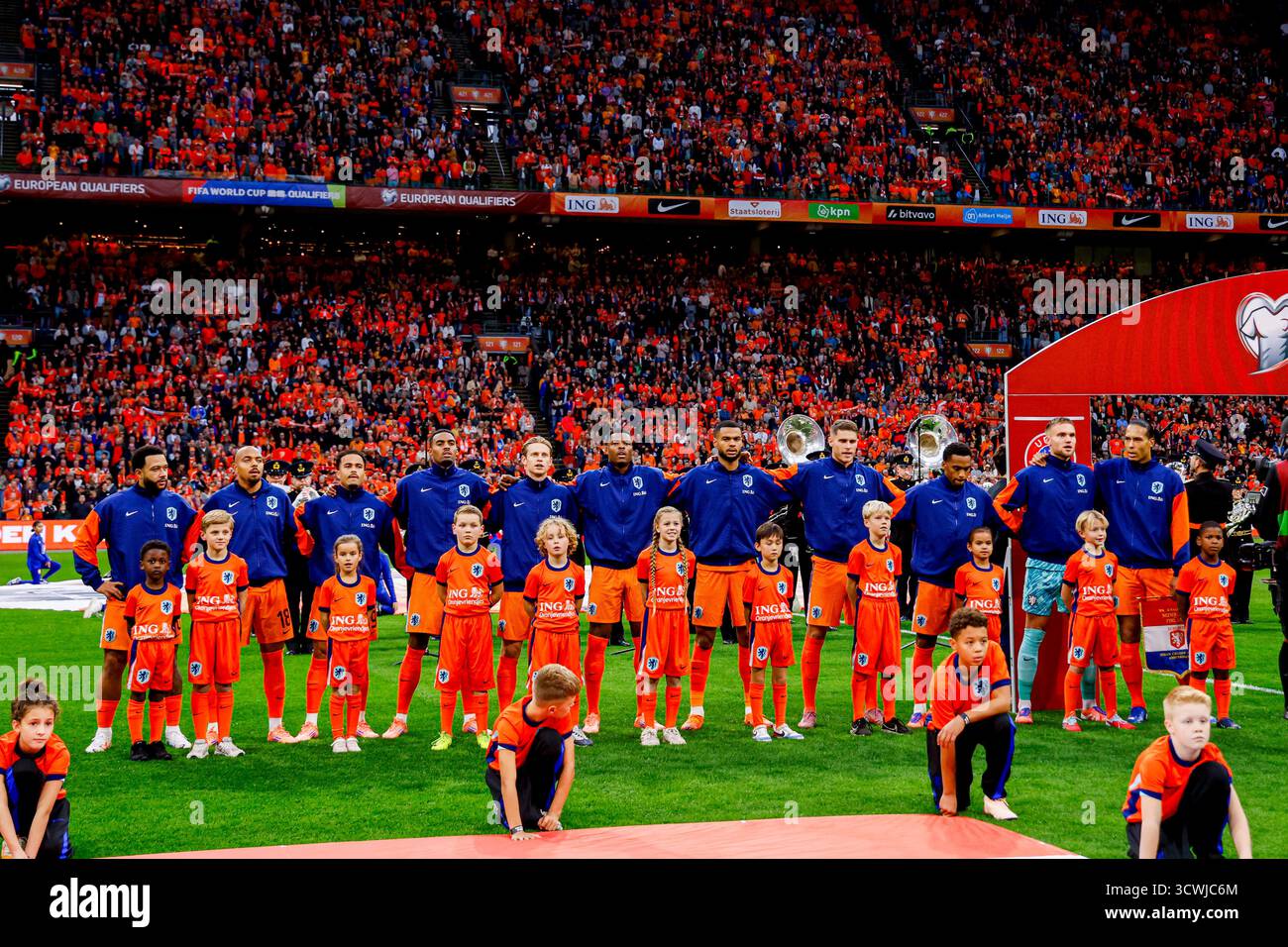 Amsterdam, Netherlands. 12th Oct, 2025. team of the Netherlands during ...