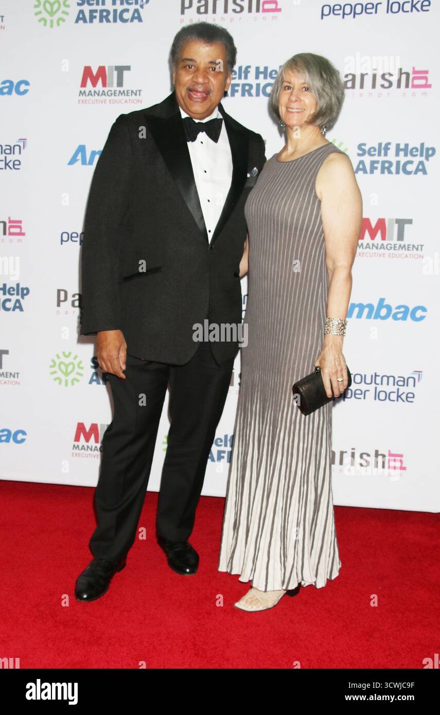 October 10, 2025 Neil deGrasse Tyson and Alice Young attend Self Help ...