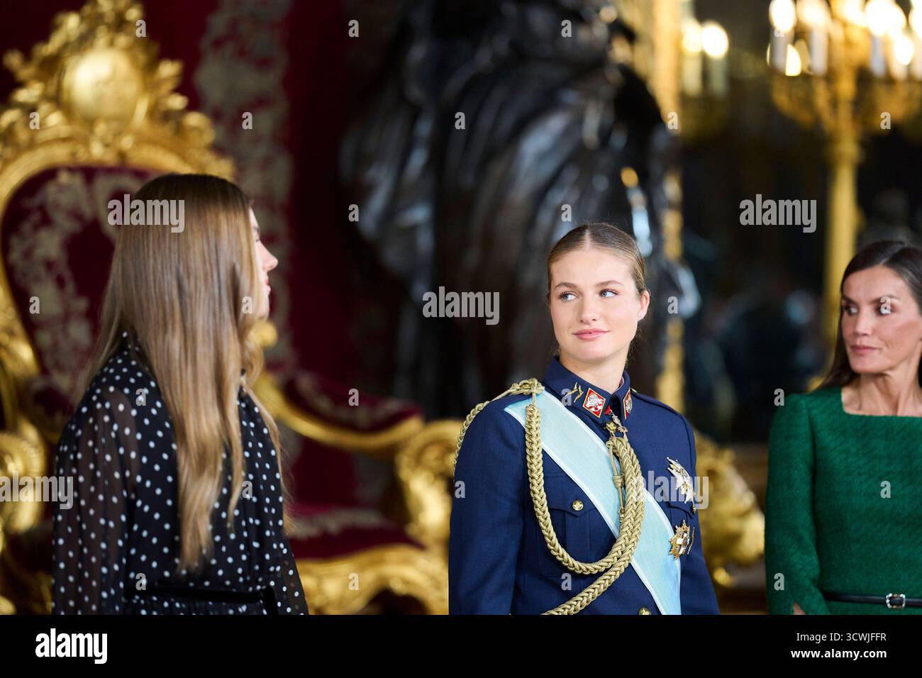 Crown Princess Leonor, Princess Sofia attends The National Day - Royal ...