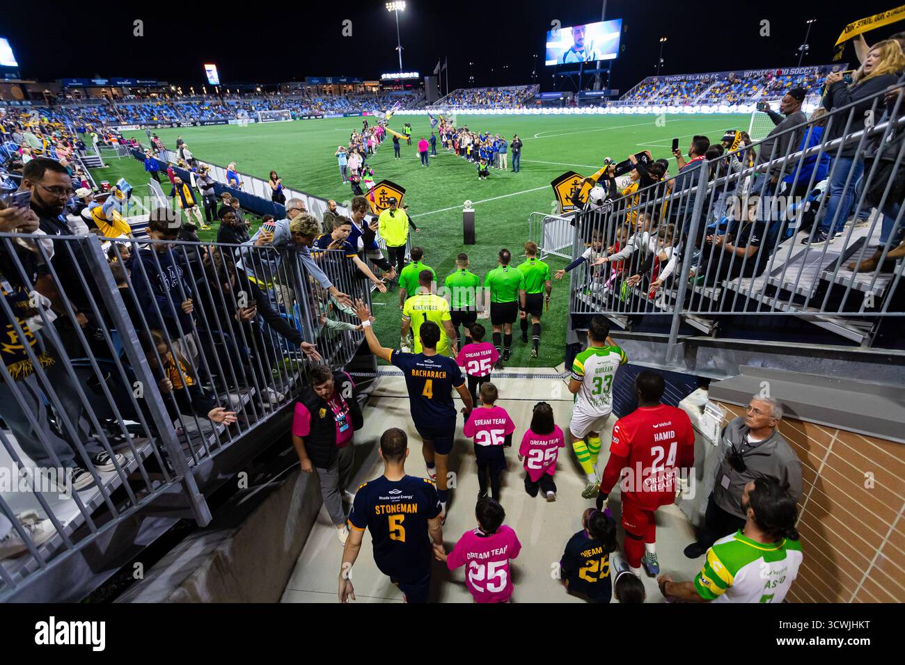 Centreville Bank Stadium. 11th Oct, 2025. Rhode Island, USA; Players ...