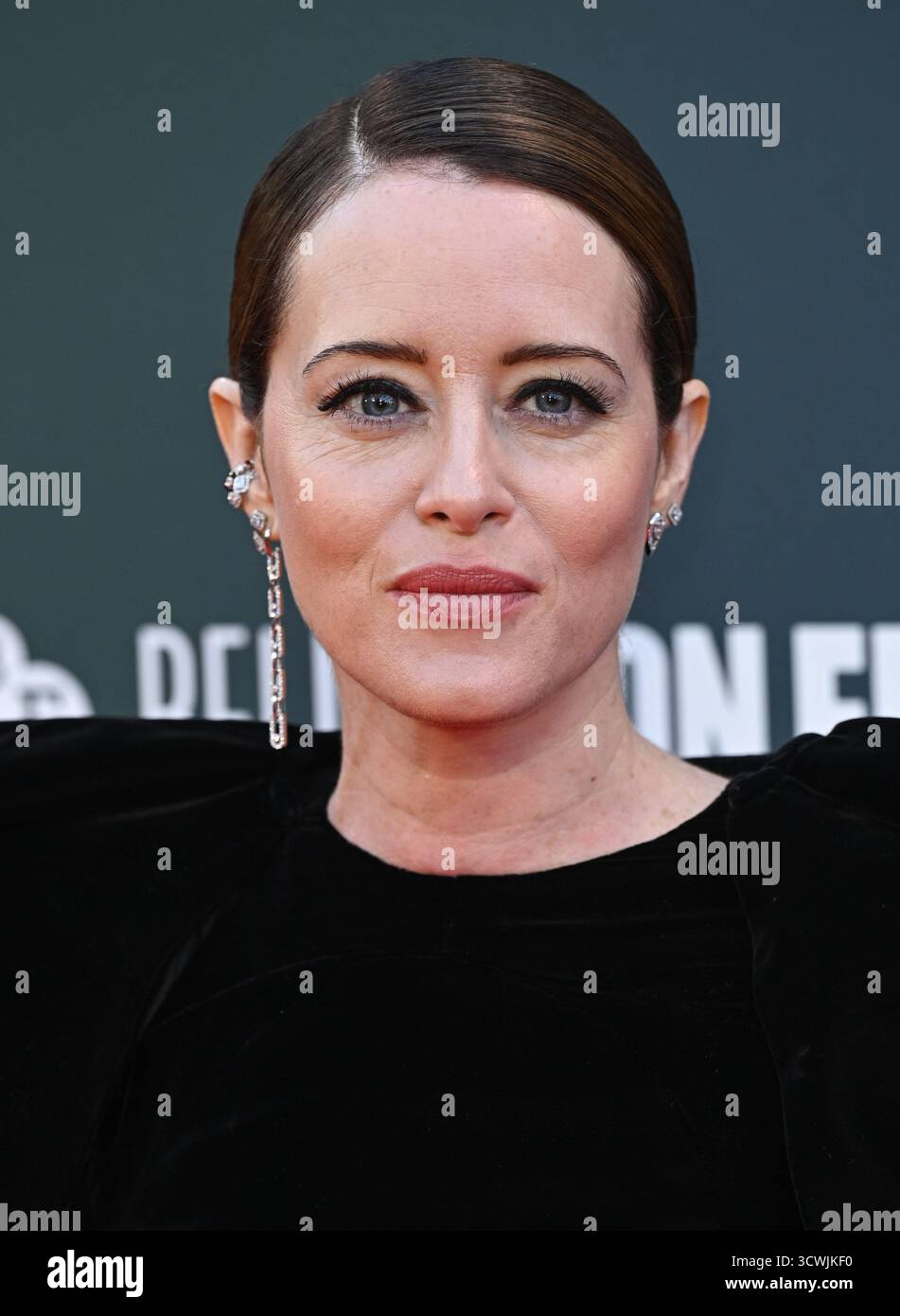 London, UK. October 12th, 2025. Claire Foy attending the H is for Hawk ...