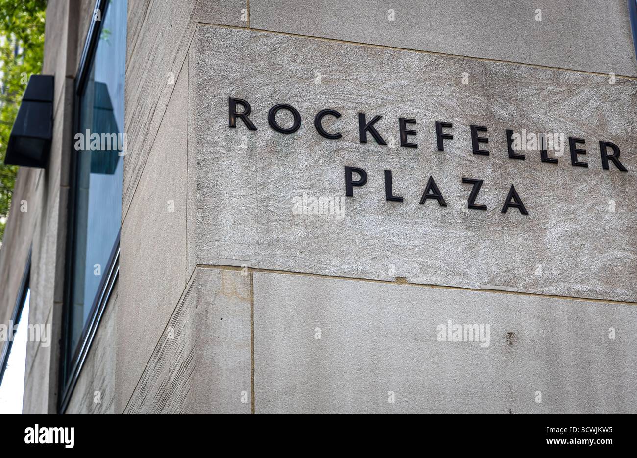 View of Rockefeller Center in Manhattan, New York City with tall ...
