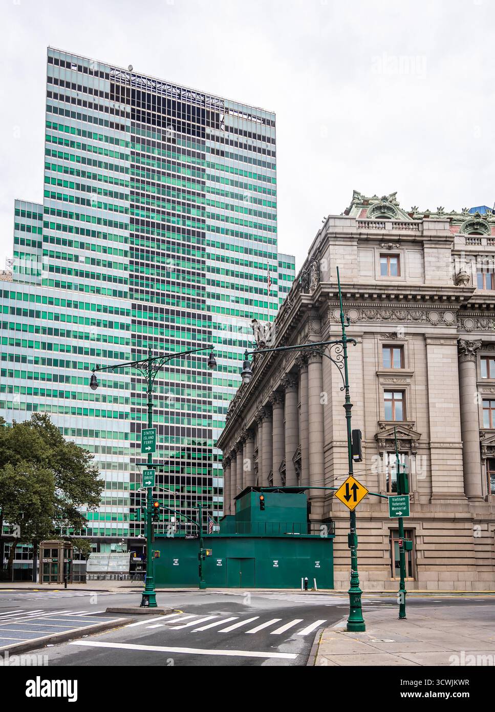 Architectural view of the Alexander Hamilton U.S. Custom House in ...