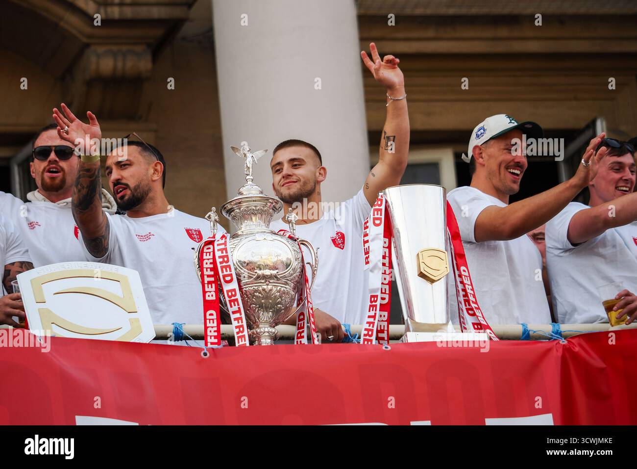 Hull, United Kingdom . 12 October, 2025. Pictured left to right ...