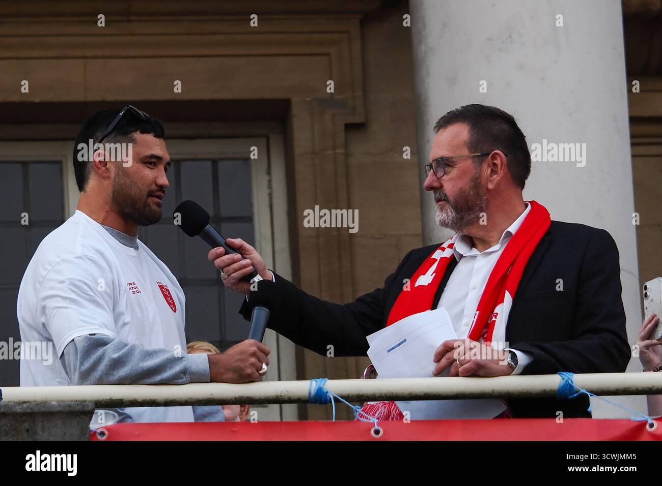 Hull, United Kingdom . 12 October, 2025. Pictured left to right ...