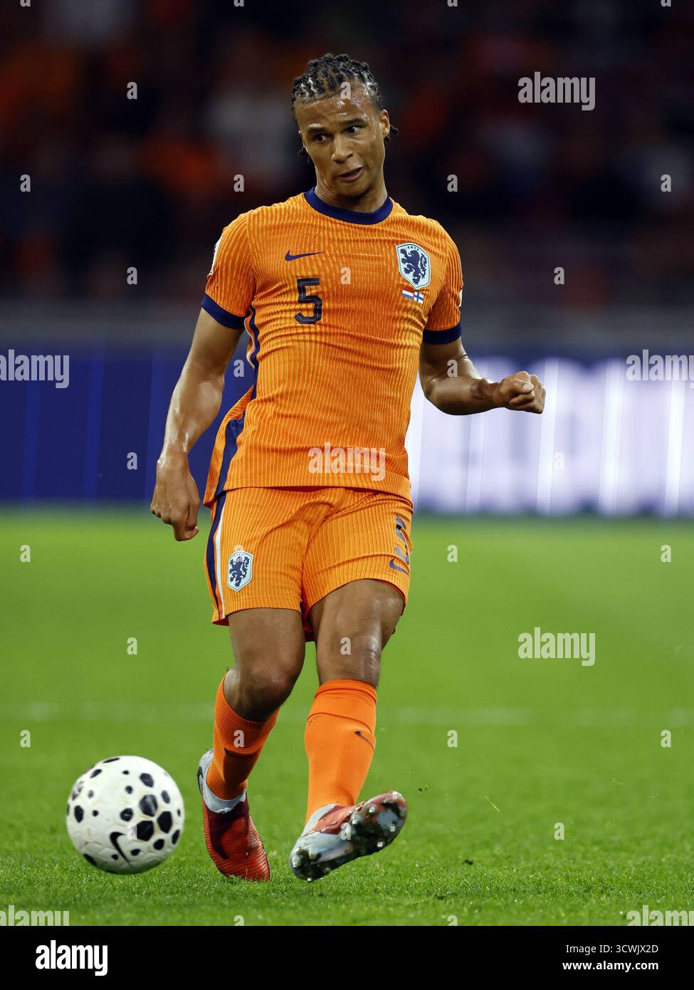 AMSTERDAM - Nathan Ake of the Netherlands at the Johan Cruijff ArenA ...