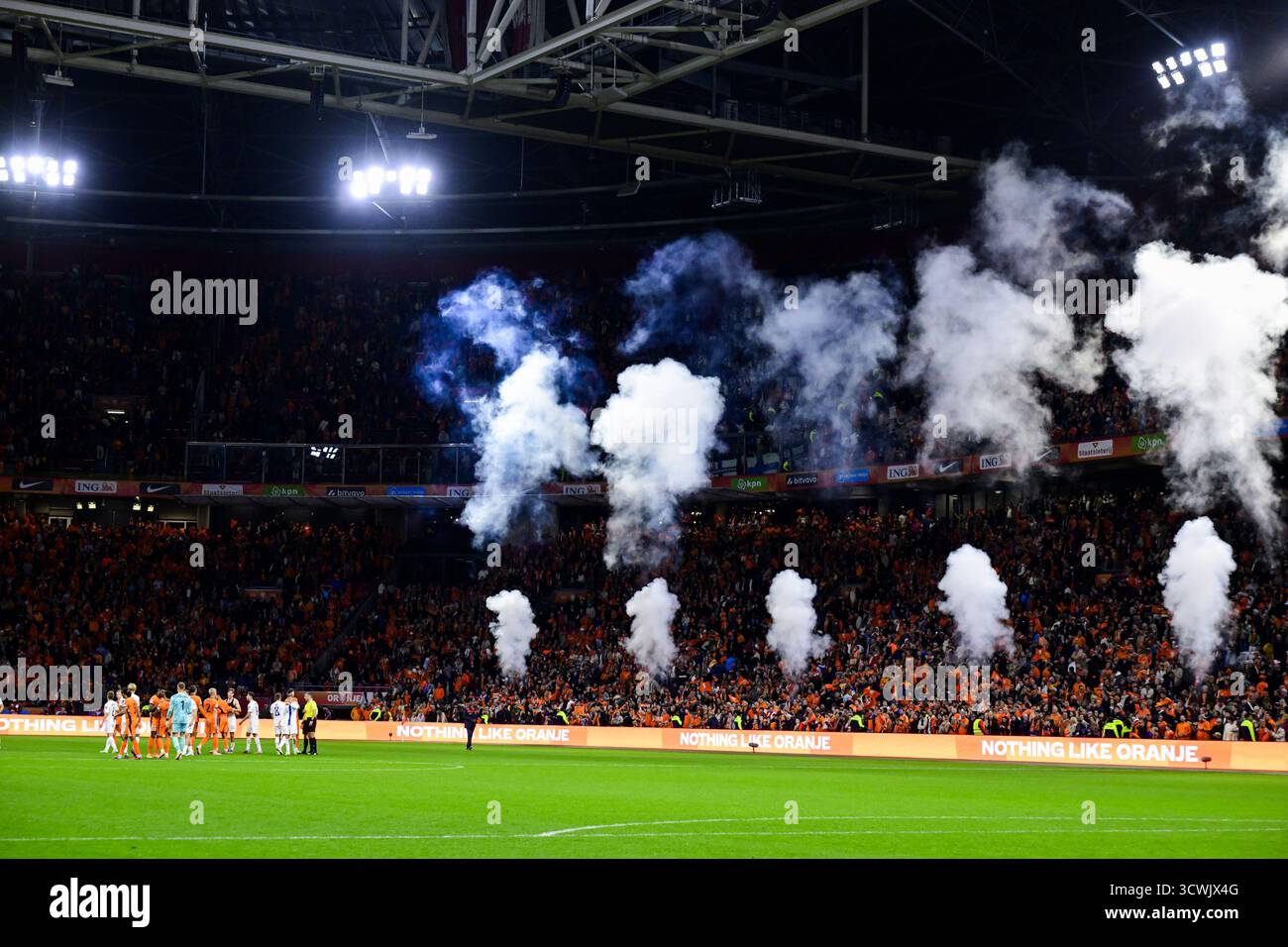 AMSTERDAM - Overview of the Johan Cruijff ArenA stadium during the ...
