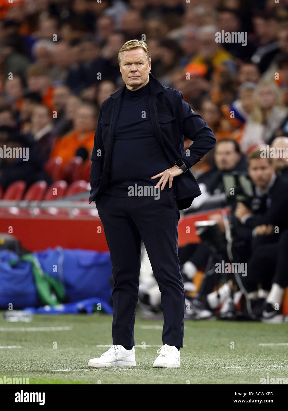 AMSTERDAM - Dutch coach Ronald Koeman at the Johan Cruijff ArenA during ...