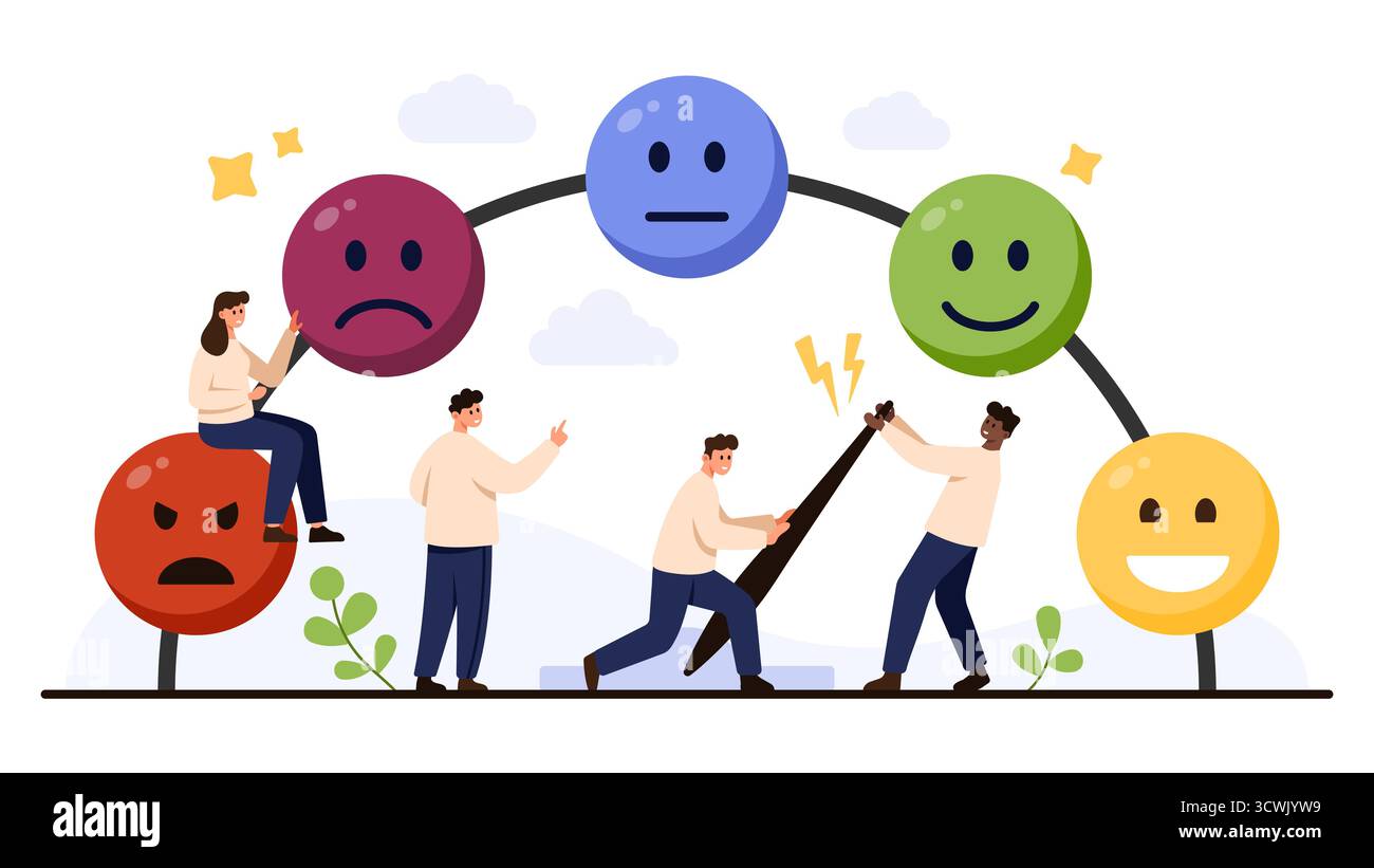 Satisfaction feedback mental health Cut Out Stock Images & Pictures - Alamy