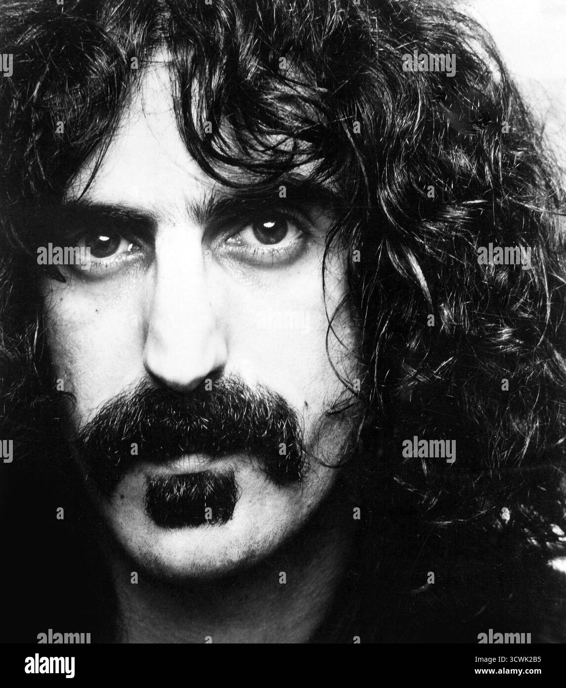 Portrait of Frank Zappa, publicity photo, Discreet Records, 1974 Stock ...
