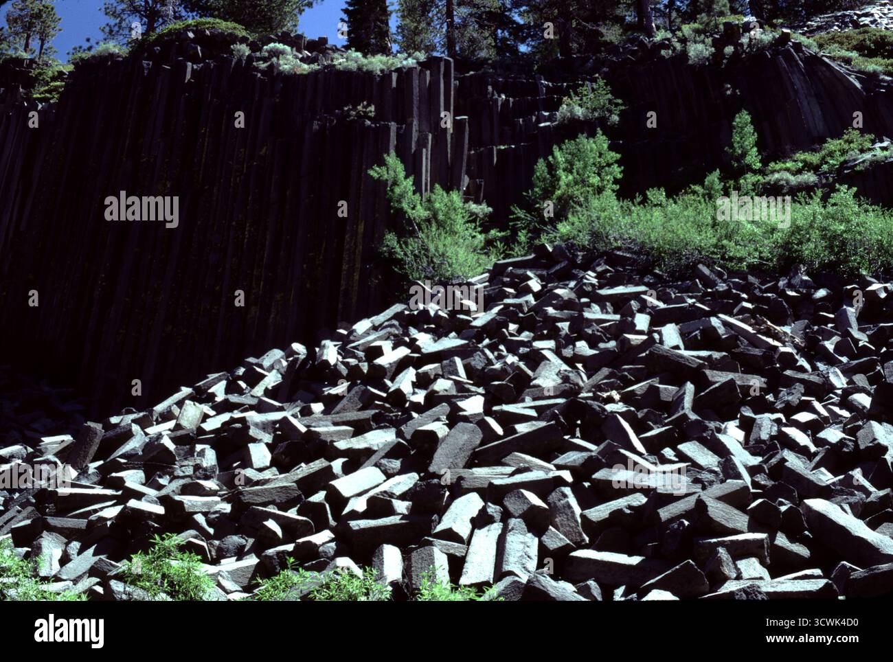 Mammoth Lakes, CA. 1985. Devils Post pile National Monument is a U.S ...