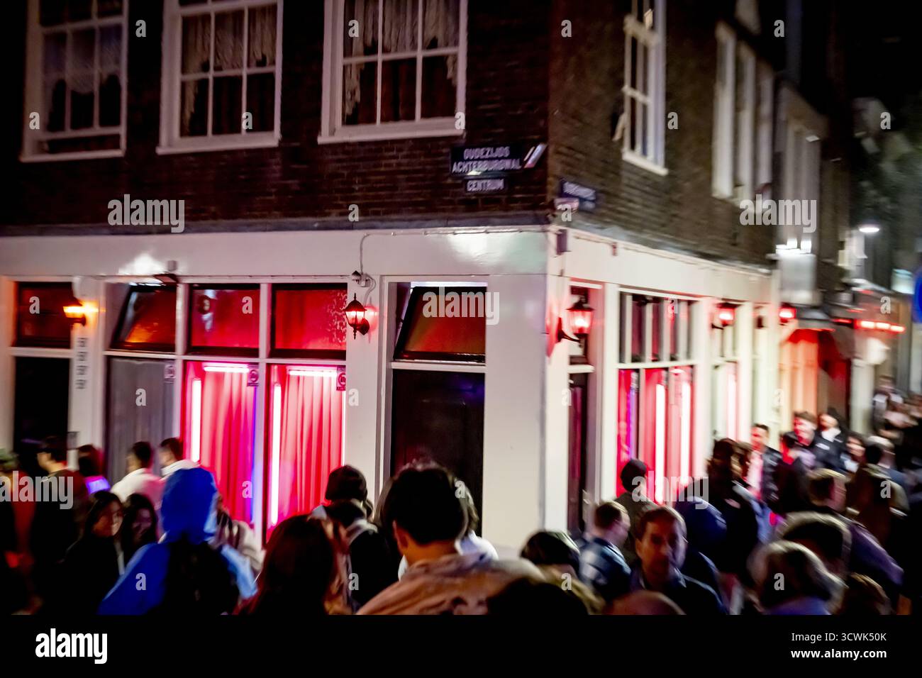 AMSTERDAM - Overview of the Red Light District ANP /HOLLANDSE/HOOGTE /ROBIN UTRECHT netherlands ...