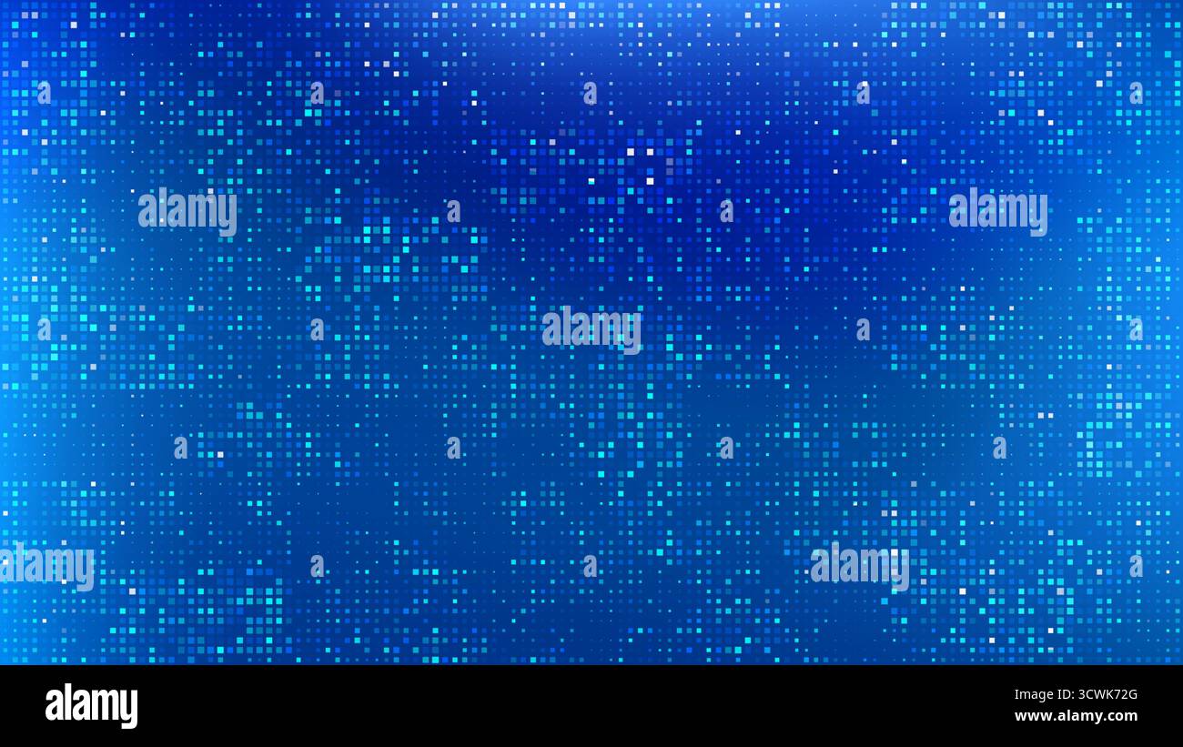 Blue cyber data grid background Stock Vector Images - Alamy