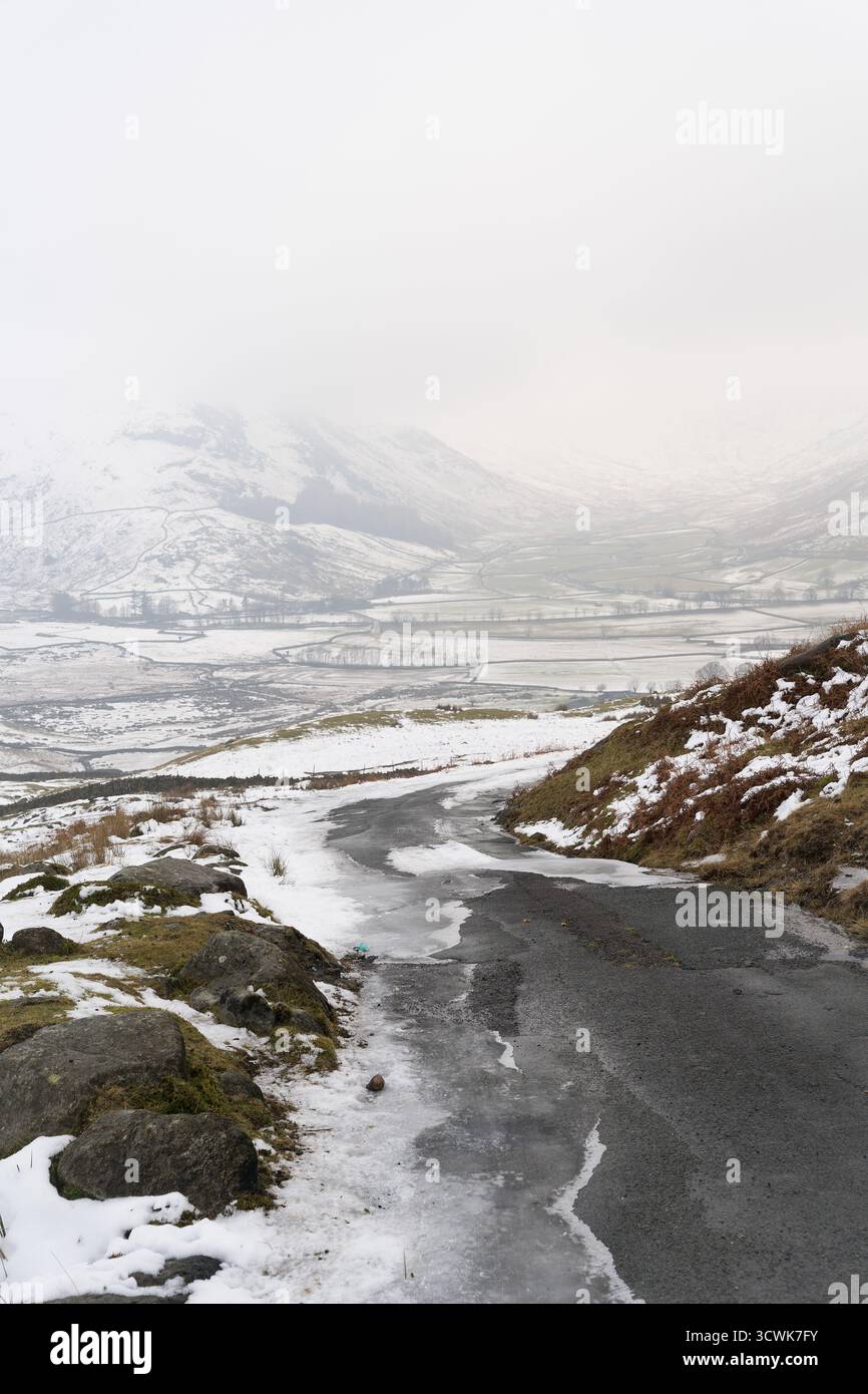 Atmospheric winter snow landscape hi-res stock photography and images ...