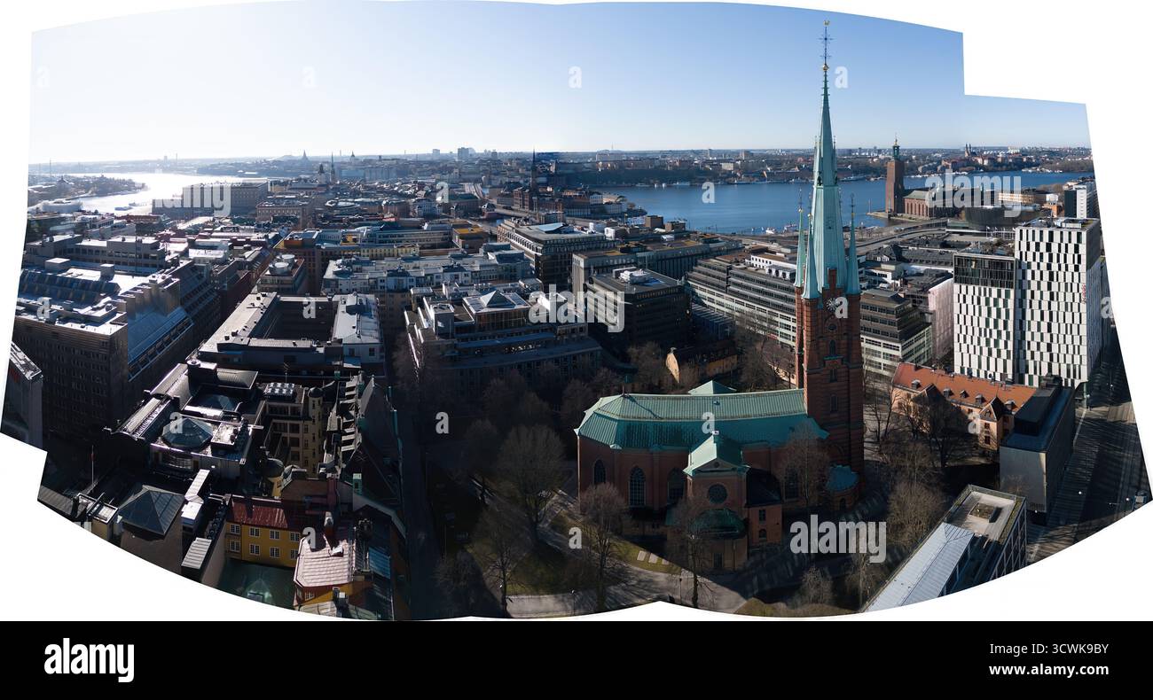 View in downtown city Cut Out Stock Images & Pictures - Alamy
