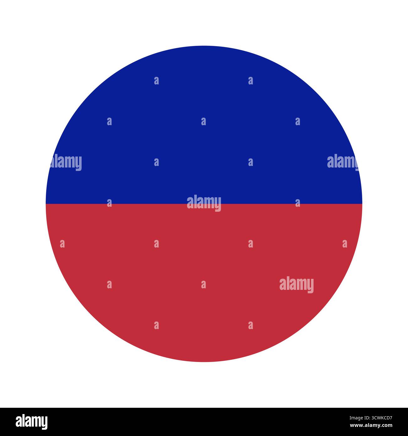 Flag of Haiti. Civil flag Haiti flat icon. Ensign Haiti round badge ...