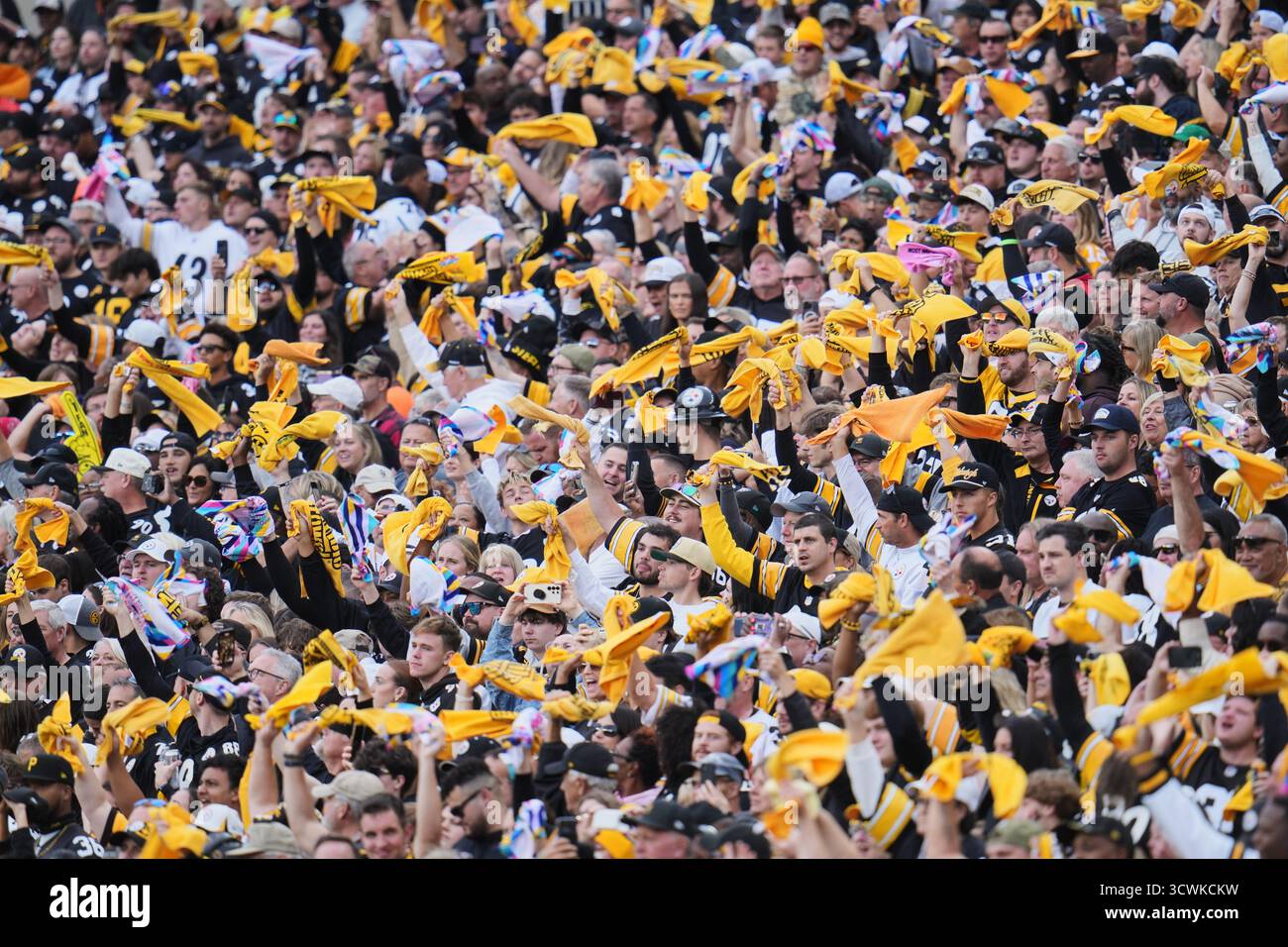 Pittsburgh Steelers fans cheer in the second half of an NFL football ...