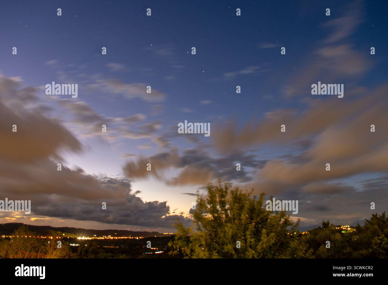 Night lapse stars clouds view hi-res stock photography and images - Alamy