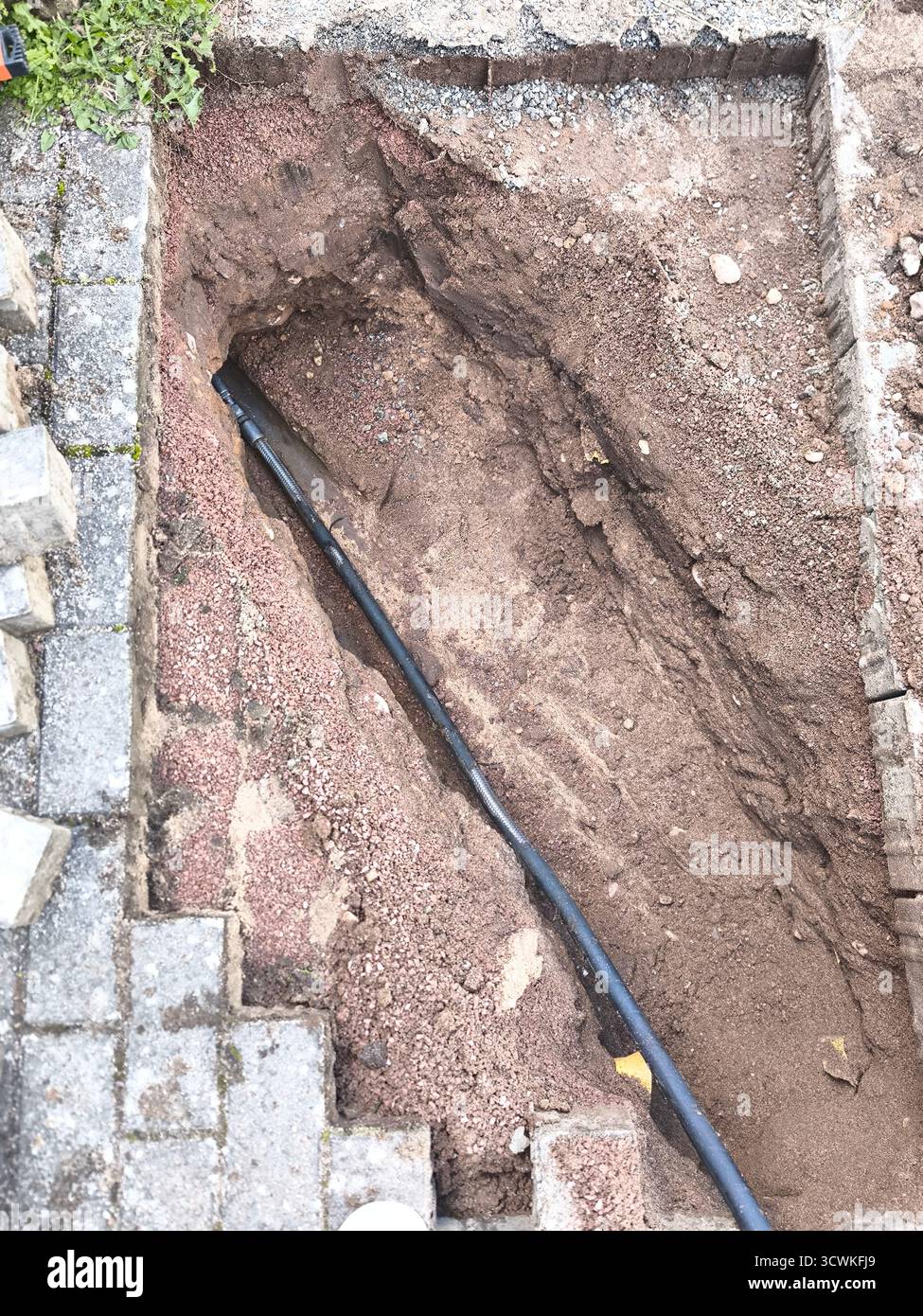 Aerial view narrow trench hi-res stock photography and images - Alamy