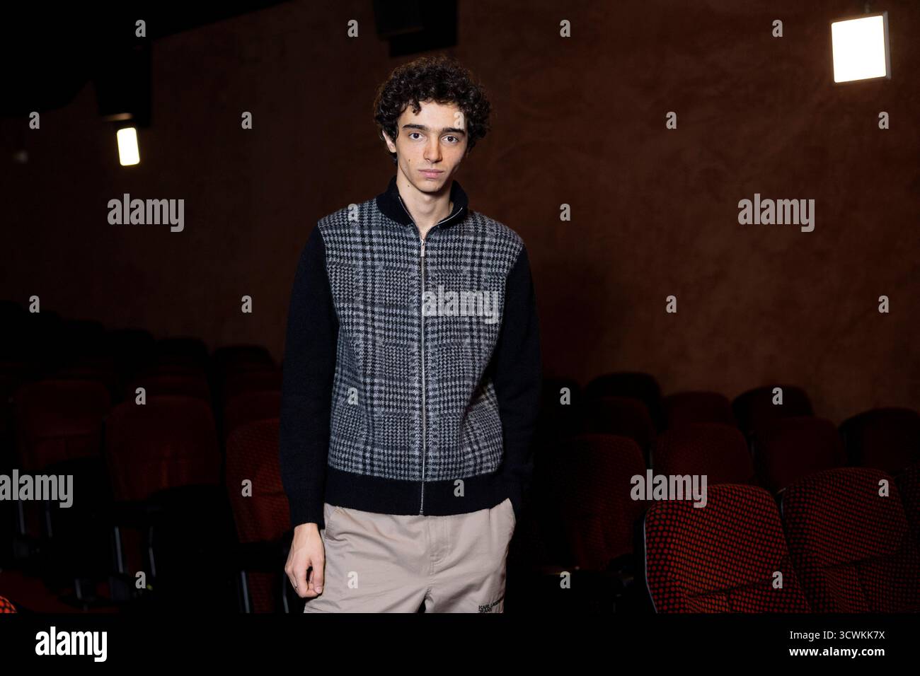 Blas Polidori Poses portrait session 'Maleficio', at Cines Verdi on ...
