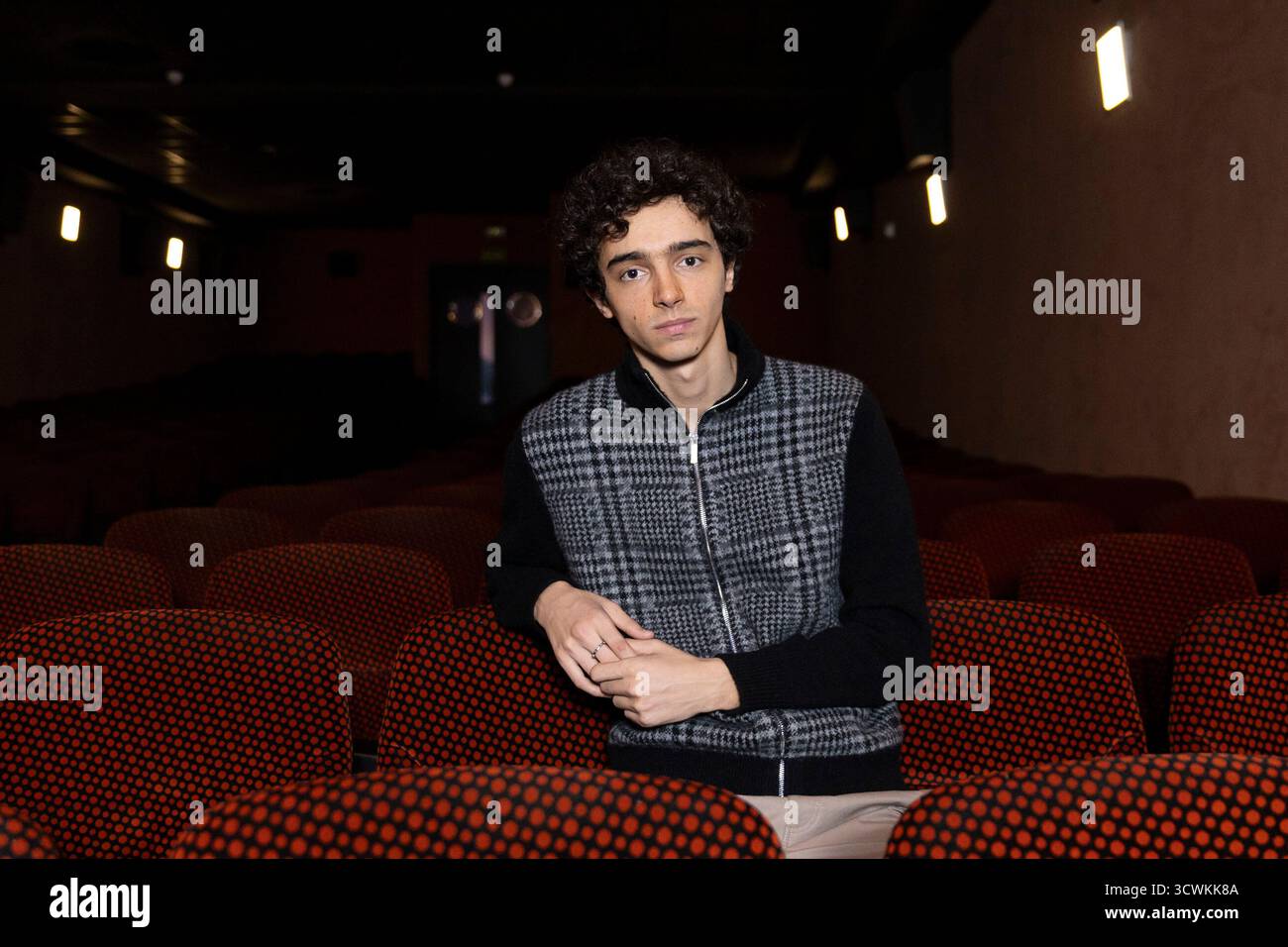 Blas Polidori Poses portrait session 'Maleficio', at Cines Verdi on ...