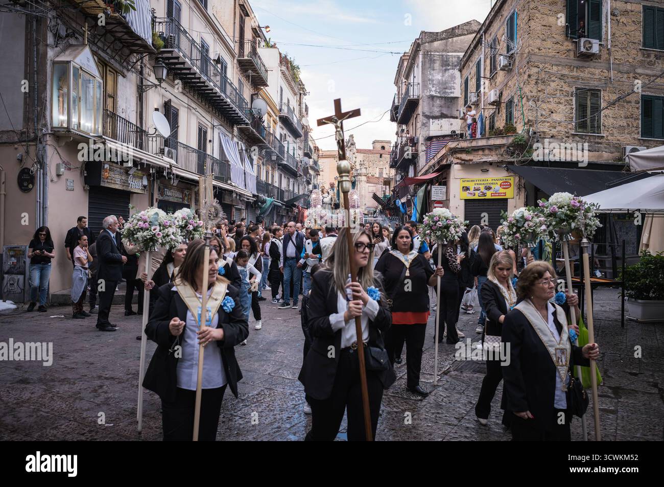 Procession Our Lady of the Rosary at Carminello in Palermo PALERMO ...