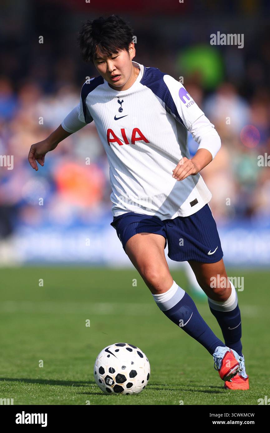 Kington Upon Thames, England, 12th October 2025. Toko Koga of Tottenham ...