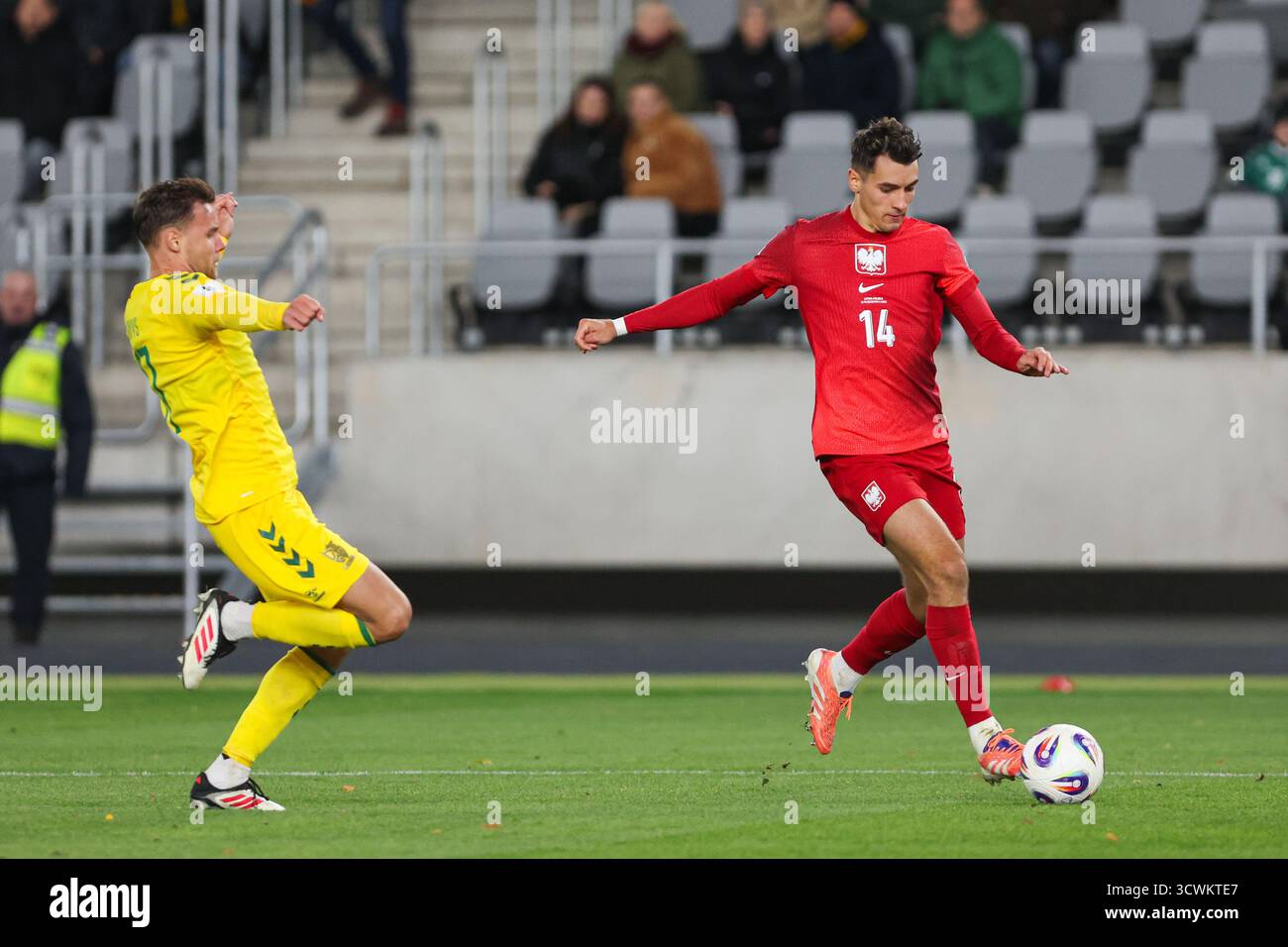 Kaunas, Lithuania. 12 October, 2025 Jakub Kiwior during FIFA World Cup ...