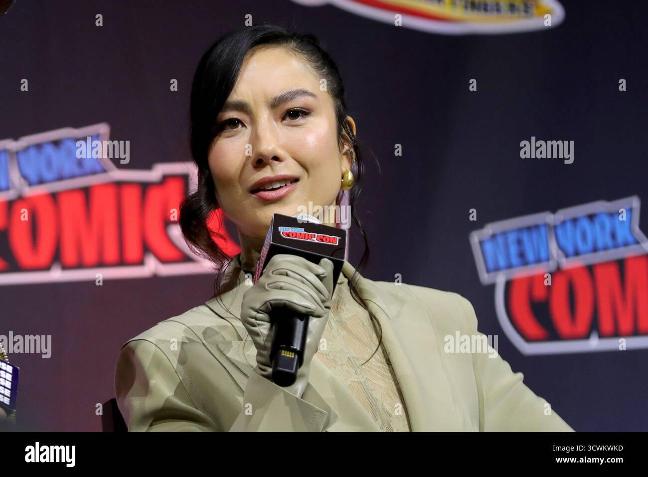 NEW YORK, NEW YORK OCTOBER 11, 2025: Adeline Rudolph speak onstage at ...