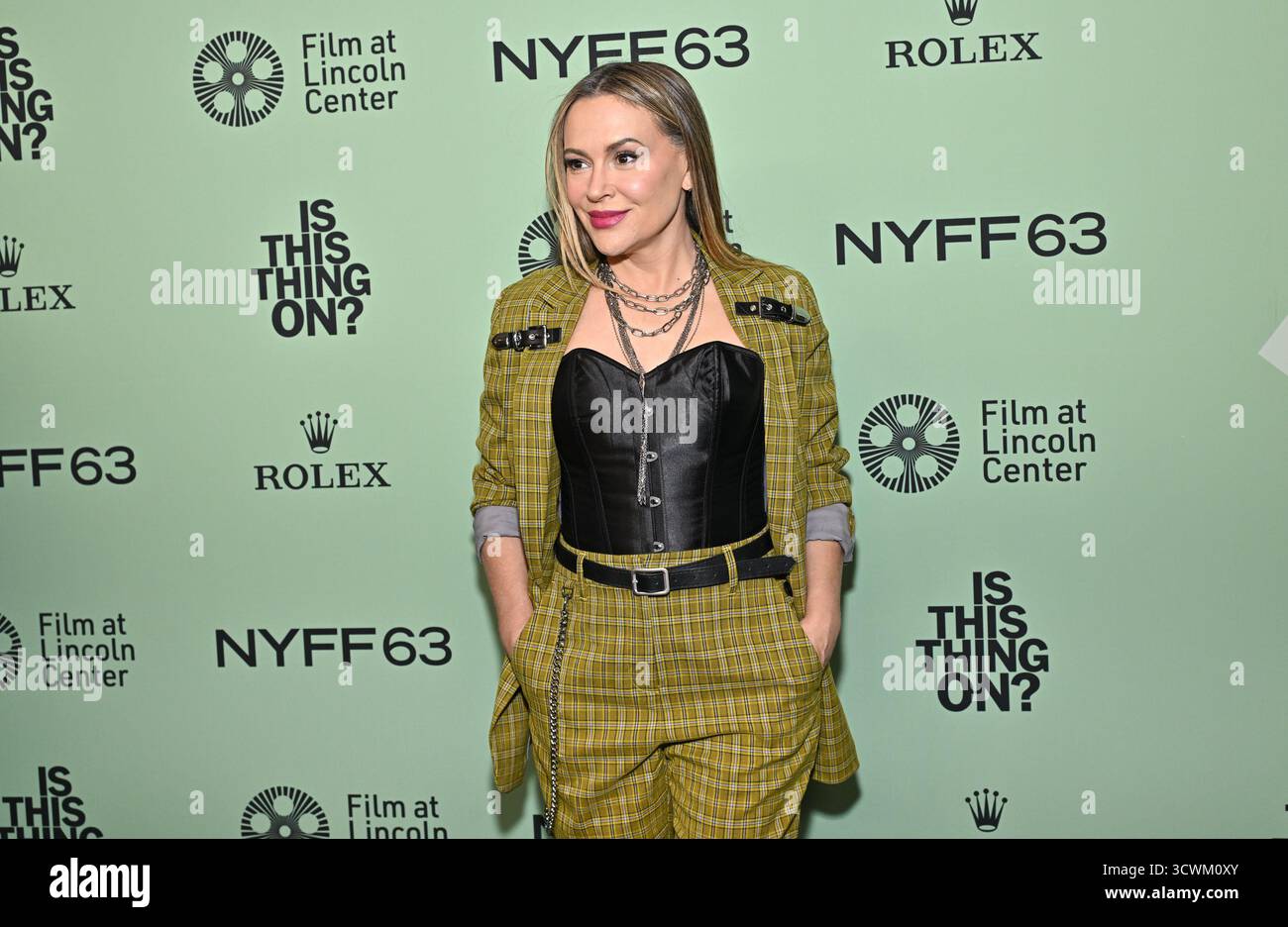 Alyssa Milano attends the premiere of "Is This Thing On?" at Alice ...