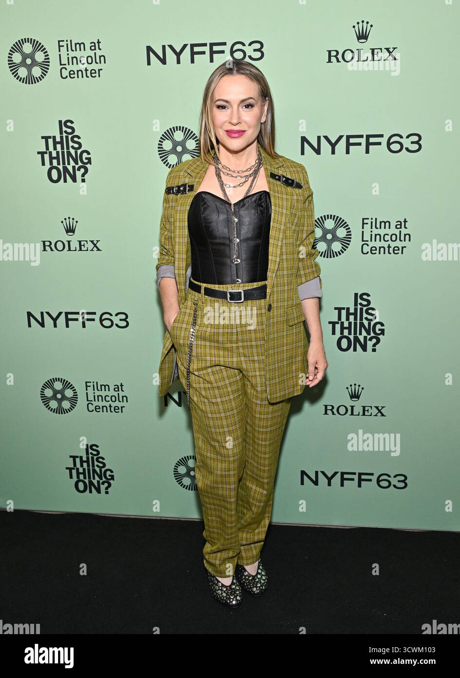 Alyssa Milano attends the premiere of "Is This Thing On?" at Alice ...