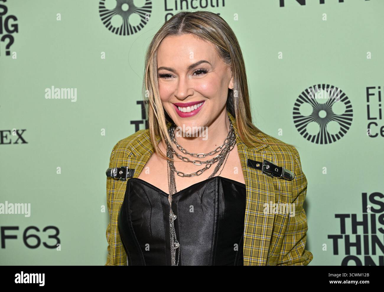 Alyssa Milano attends the premiere of "Is This Thing On?" at Alice ...