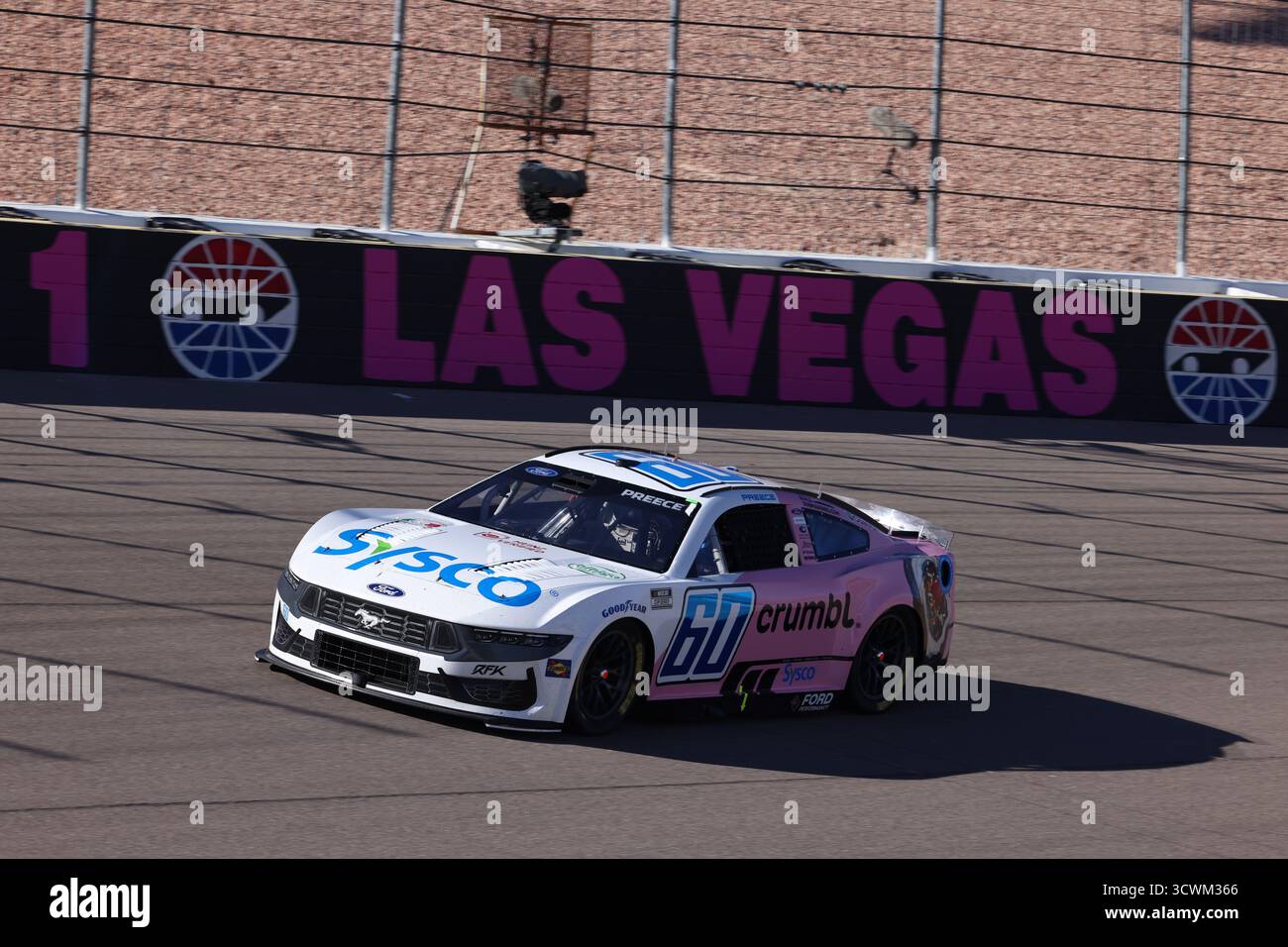 LAS VEGAS, NV - OCTOBER 12: Ryan Preece (#60 RFK Racing Sysco / crumbl ...