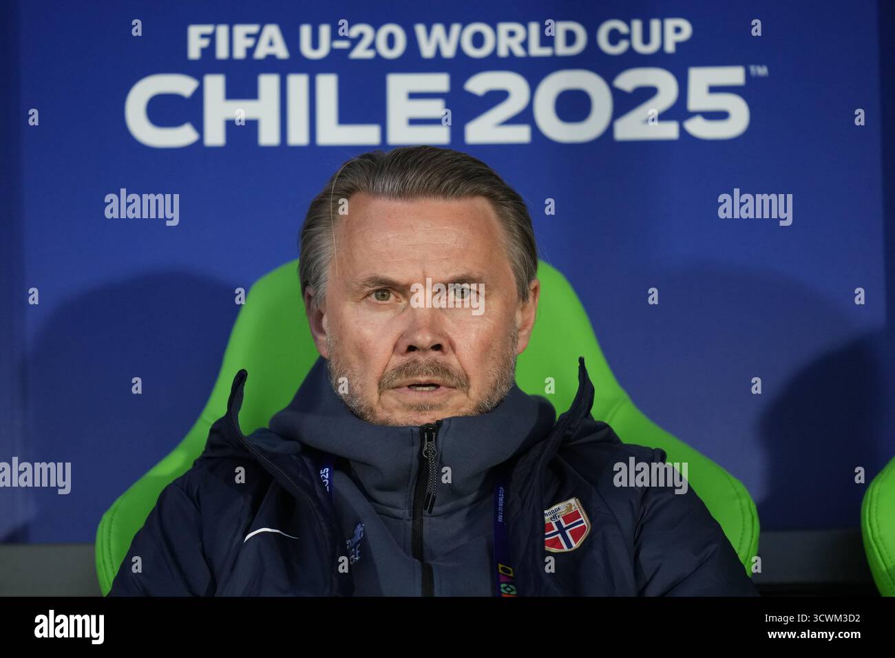 Norway's coach Bjorn Johansen looks on prior to a FIFA U-20 World Cup ...