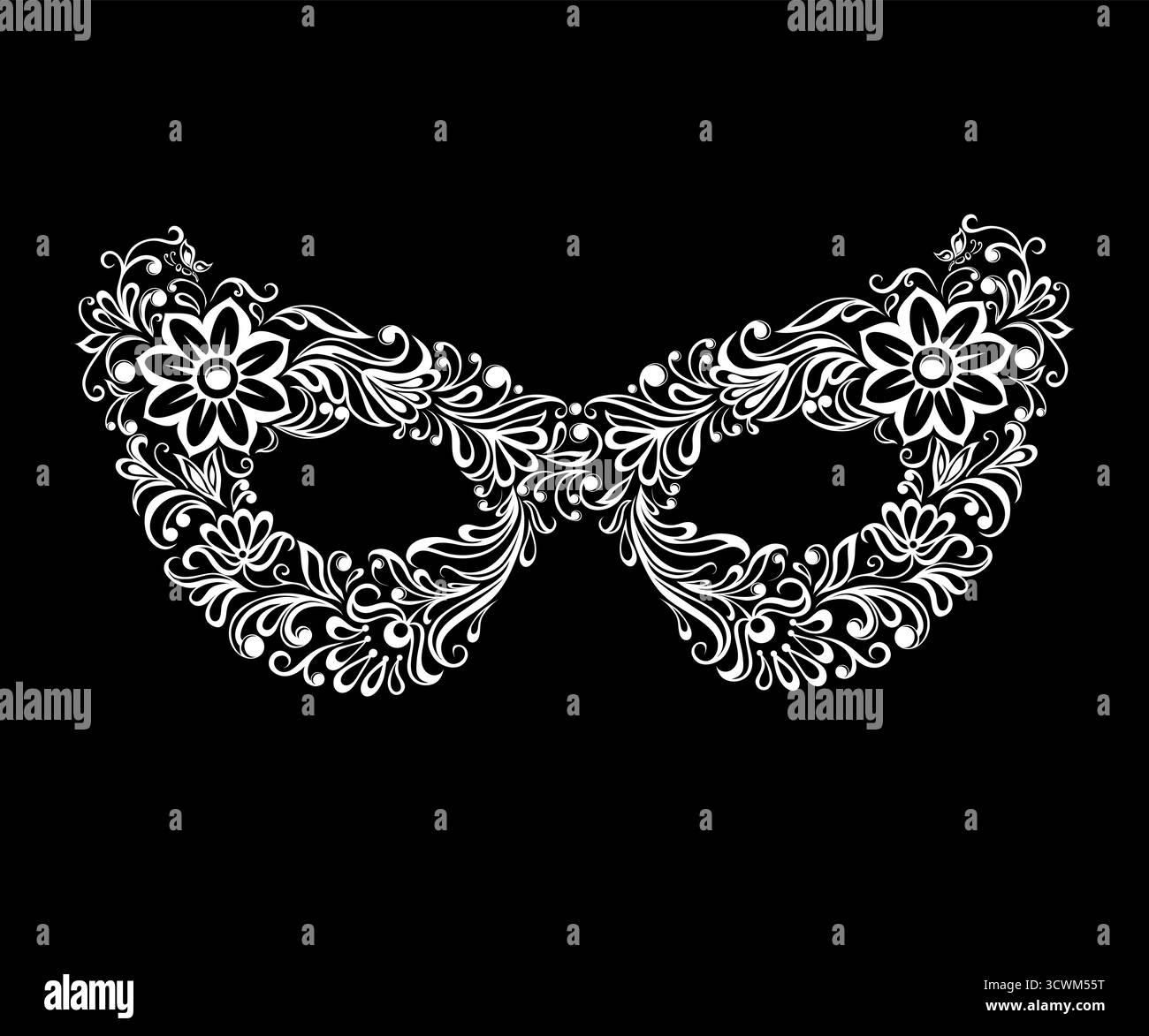 Masquerade party vintage Black and White Stock Photos & Images - Alamy
