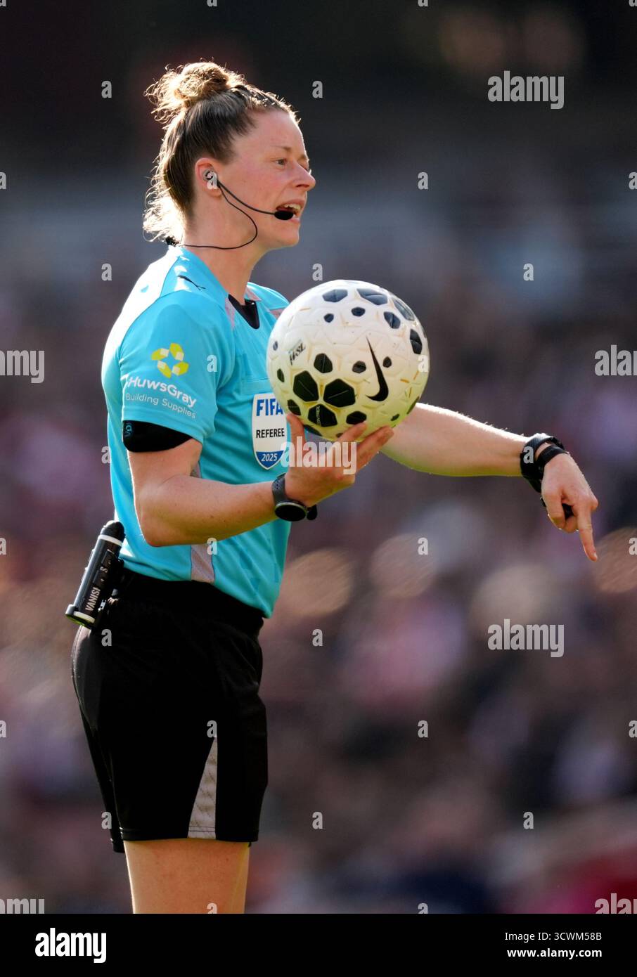 Referee Kirsty Dowle during the Barclays Women's Super League match at ...