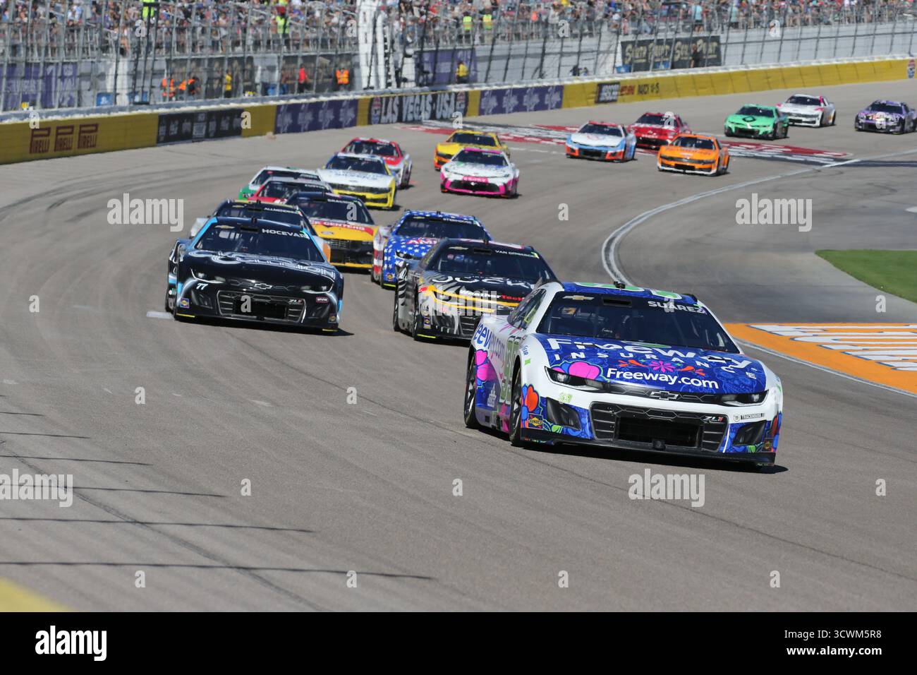 LAS VEGAS, NV - OCTOBER 12: Daniel Suárez (#99 Trackhouse Racing ...
