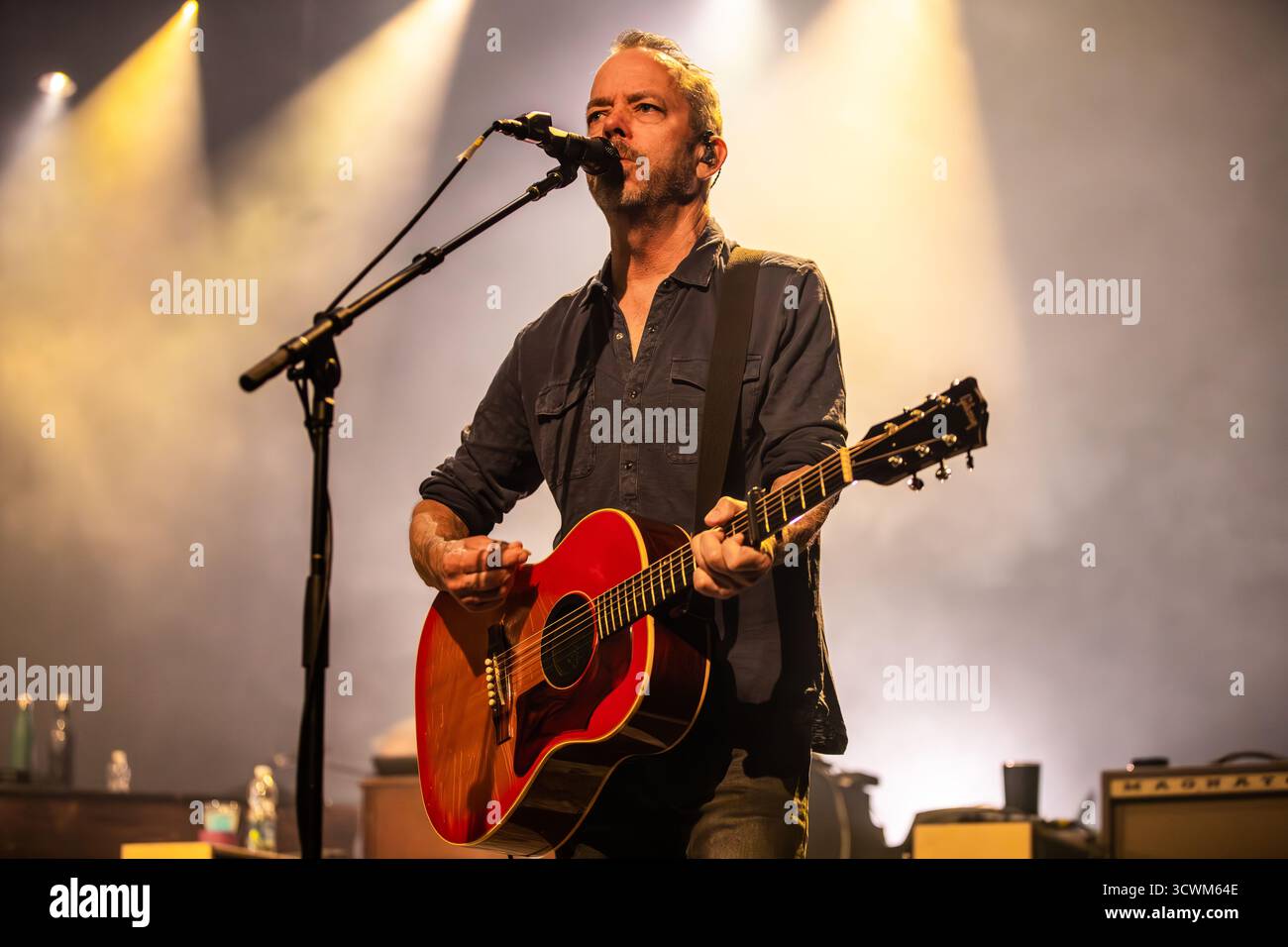 Milan, Italy. 12th Oct, 2025. The American rock band COUNTING CROWS ...