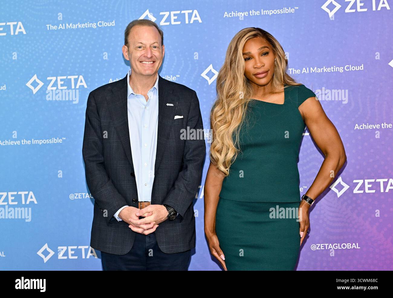 Zeta Global co-founder and CEO David A. Steinberg, left, and Serena ...