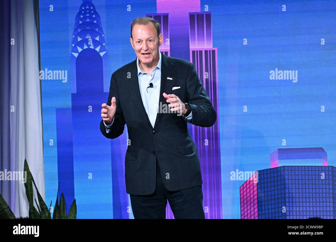Zeta Global co-founder and CEO David A. Steinberg speaks at the Zeta ...