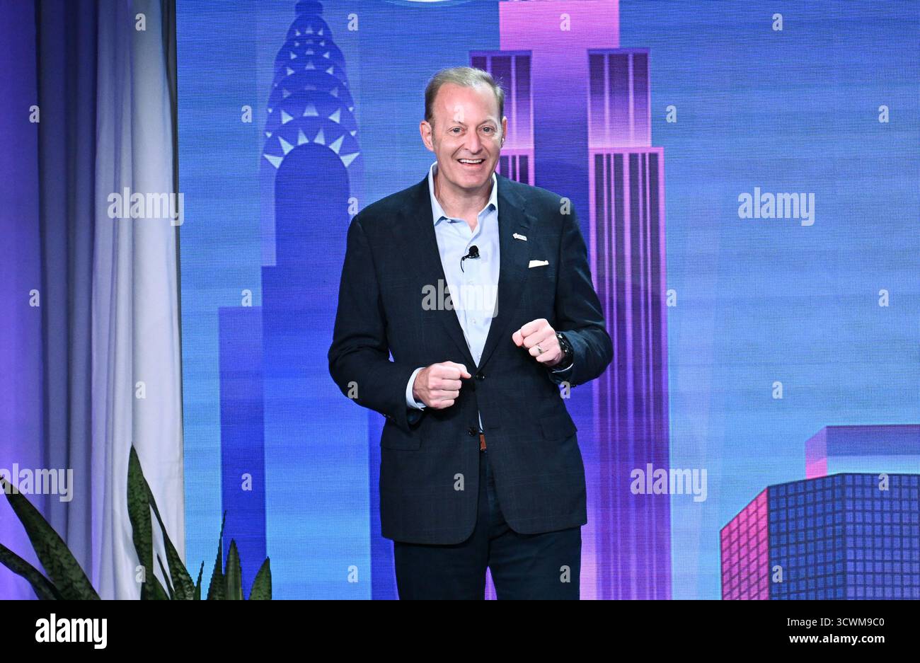 Zeta Global co-founder and CEO David A. Steinberg speaks at the Zeta ...