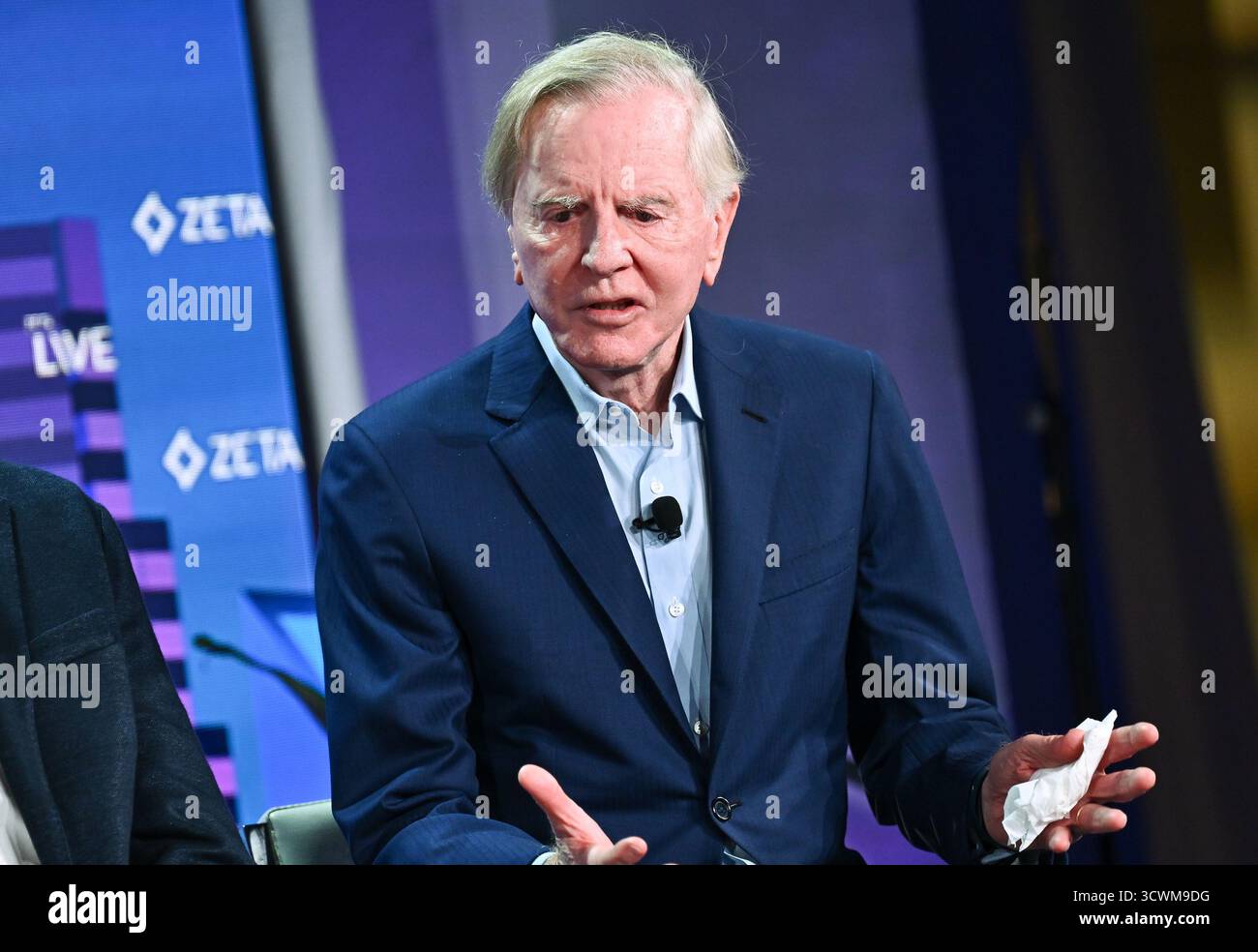 Former Apple CEO and Pepsi president John Scully speaks at the Zeta ...